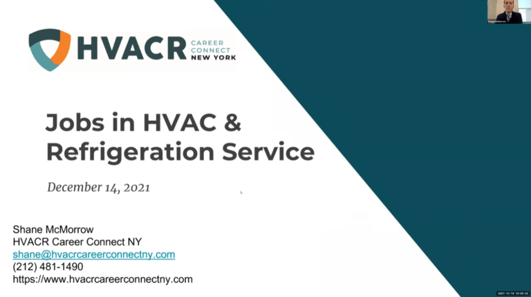 HVAC & Refrigeration Career Resources: How to Get a Job in NYC